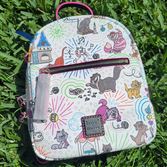 Dooney & Bourke | Bags | Dooney Bourke Disney Cats Sketch Backpack 22 ...